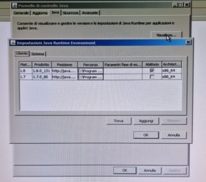 Desktop telematico non si aggiorna: Problema Moduli e Java - Codice Azienda